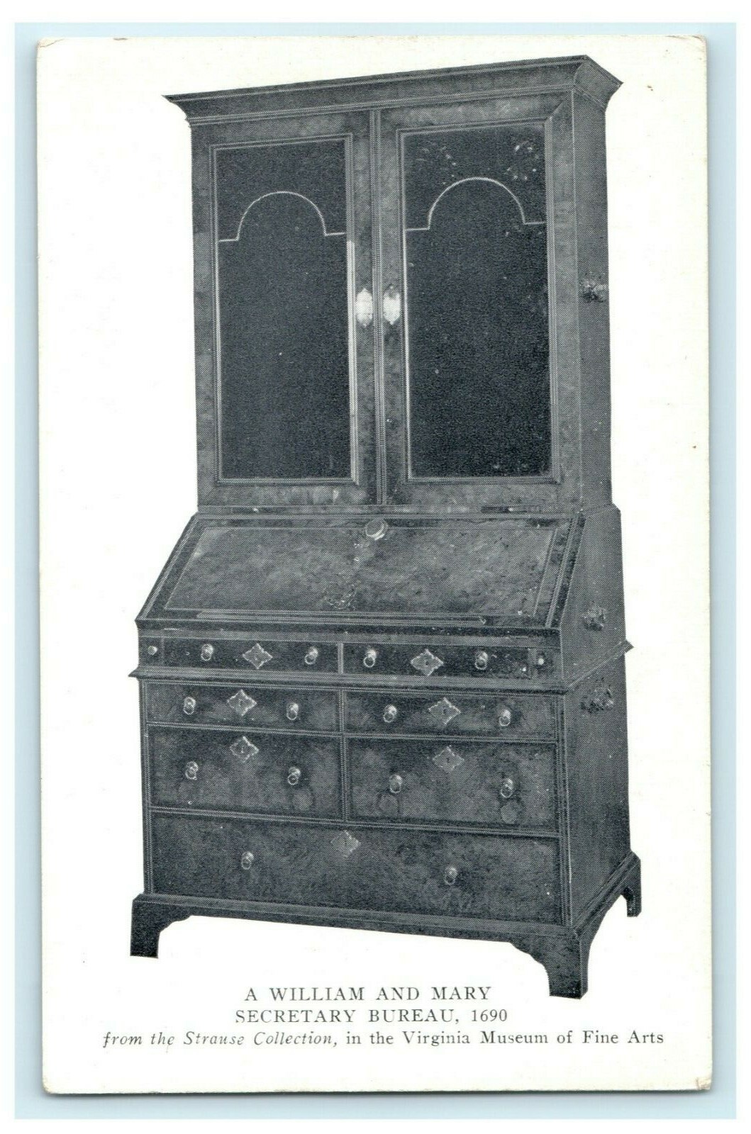 William Mary Secretary Bureau Virginia Museum Fine Arts Vintage Antique ...