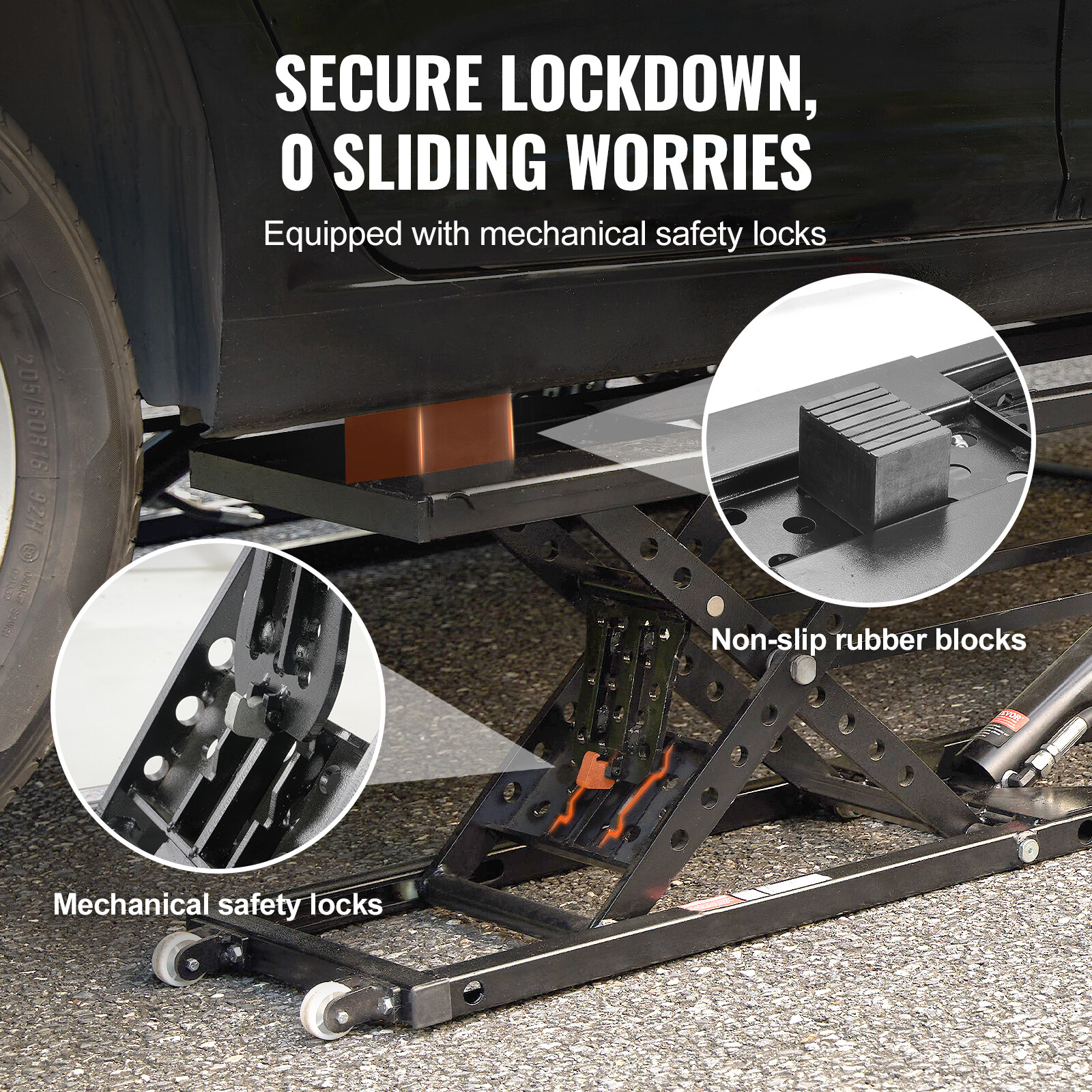 Authentic VEVOR Portable Car Lift 5000 LBS Automatic Car Lift System ...