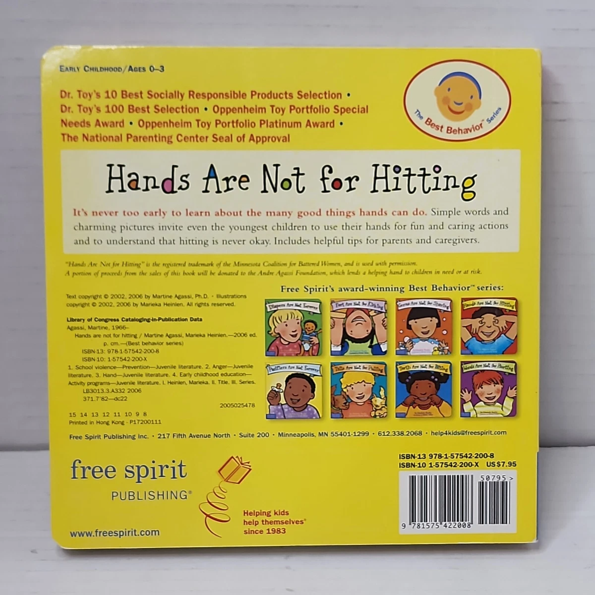 Hands Are Not For Hitting Activities