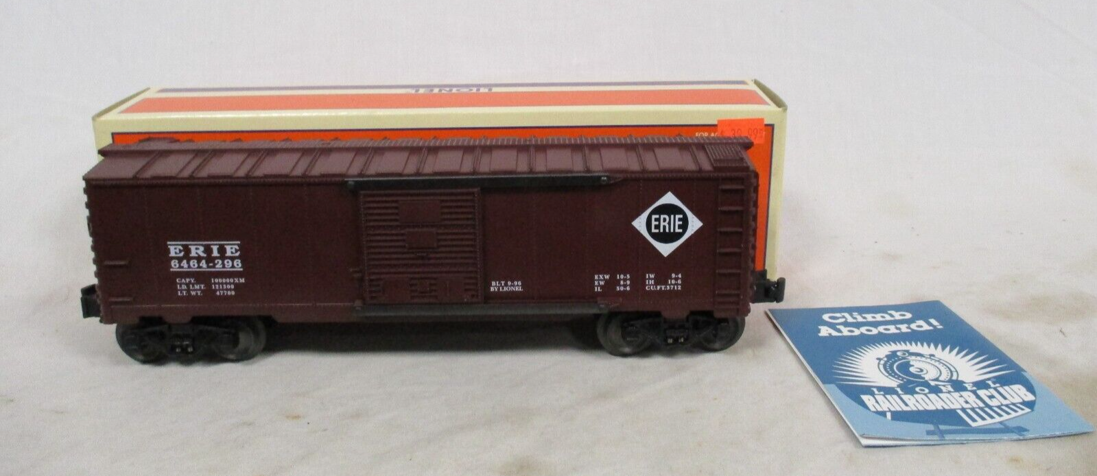 Lionel 6-19283 6464-296 Erie Box Car- O Gauge (A-3) | eBay