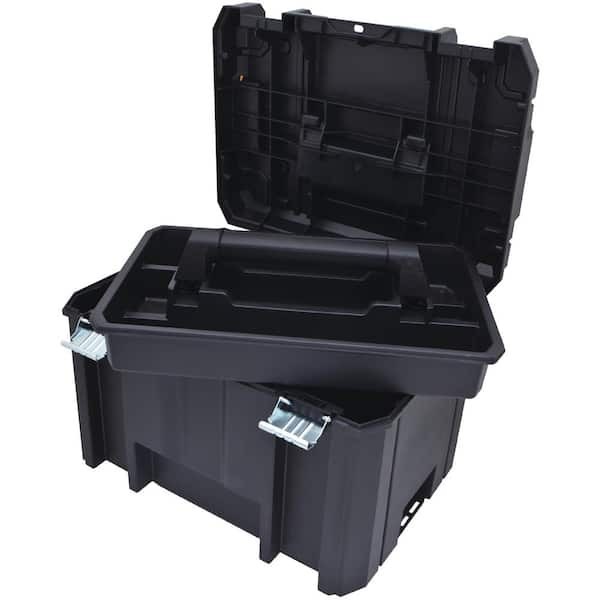 TSTAK VI 17 In. Stackable Deep Tool Storage Box | eBay