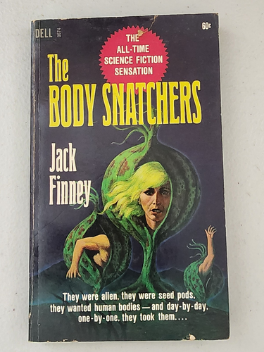 The Body Snatchers by Jack Finney 1967 First New Dell vintage Paperback ...