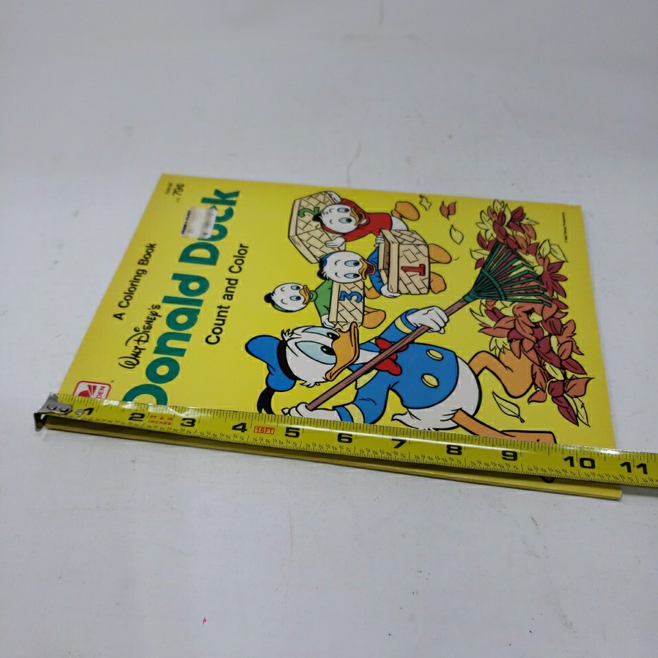 1984 Walt Disney's Donald Duck Count and Color Book Golden Vintage | eBay
