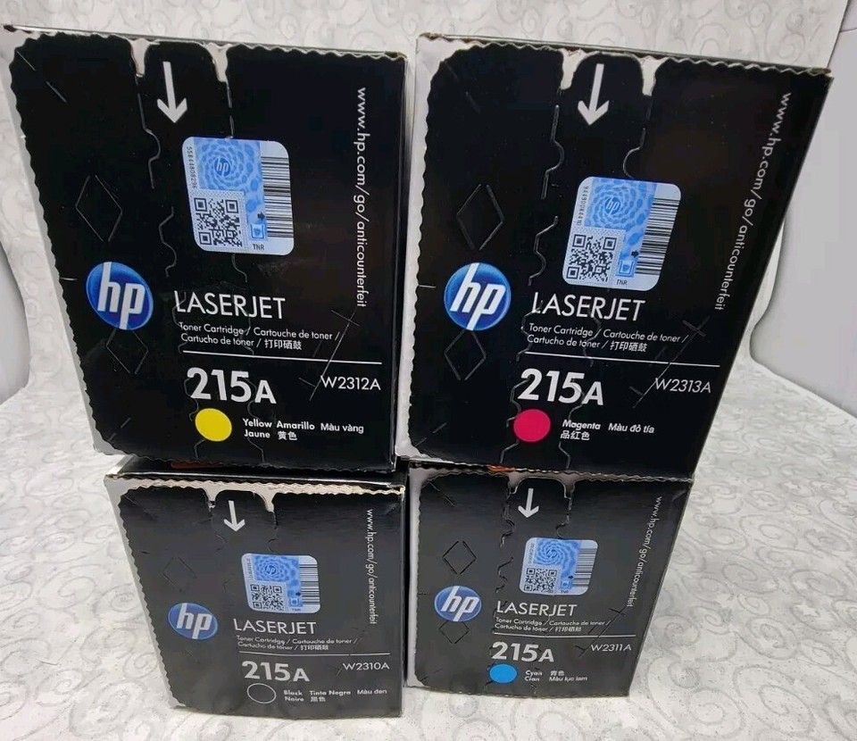 Genuine HP 215A Toner Set W2310A W2311A W2312A W2313A - Factory Sealed ...