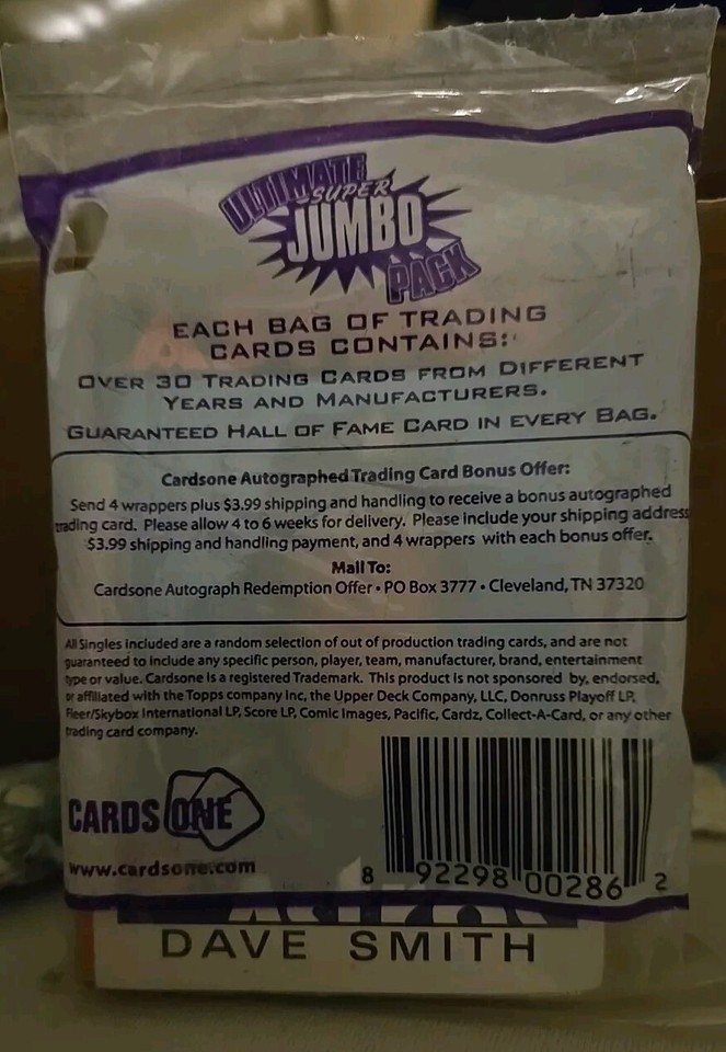 CardsOne Mixed Sport Edition Ultimate Super Jumbo Pack 30 Trading Cards ...