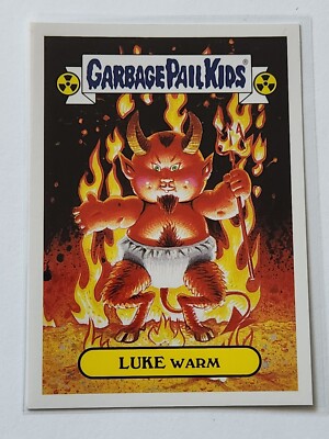 2017 GARBAGE PAIL KIDS LUKE WARM CLASSIC ADAM-GEDDON STICKER 4b of 10 ...