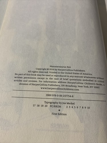 Hamstersaurus Rex by Tom O'Donnell (2016, Hardcover) for sale online | eBay