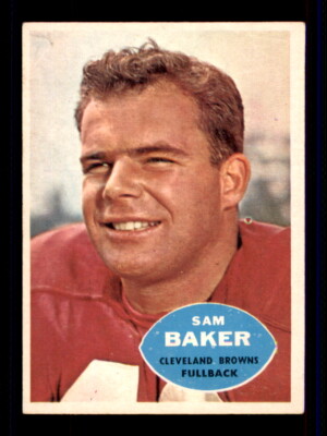 1960 Topps #24 Sam Baker - Crease Free | eBay