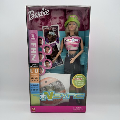 BARBIE Doll NSync #1 Fan with CD & Collector Cards 2000 Mattel 50534 | eBay