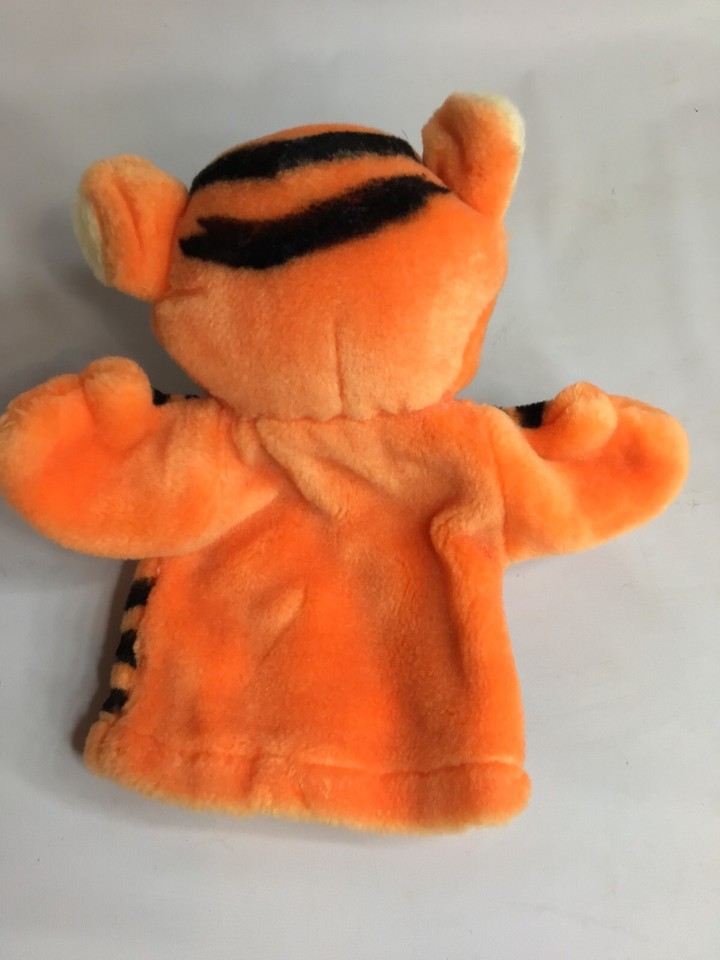 MATTEL Disney Winnie the Pooh TIGGER HAND PUPPET 8" Plush STUFFED ...