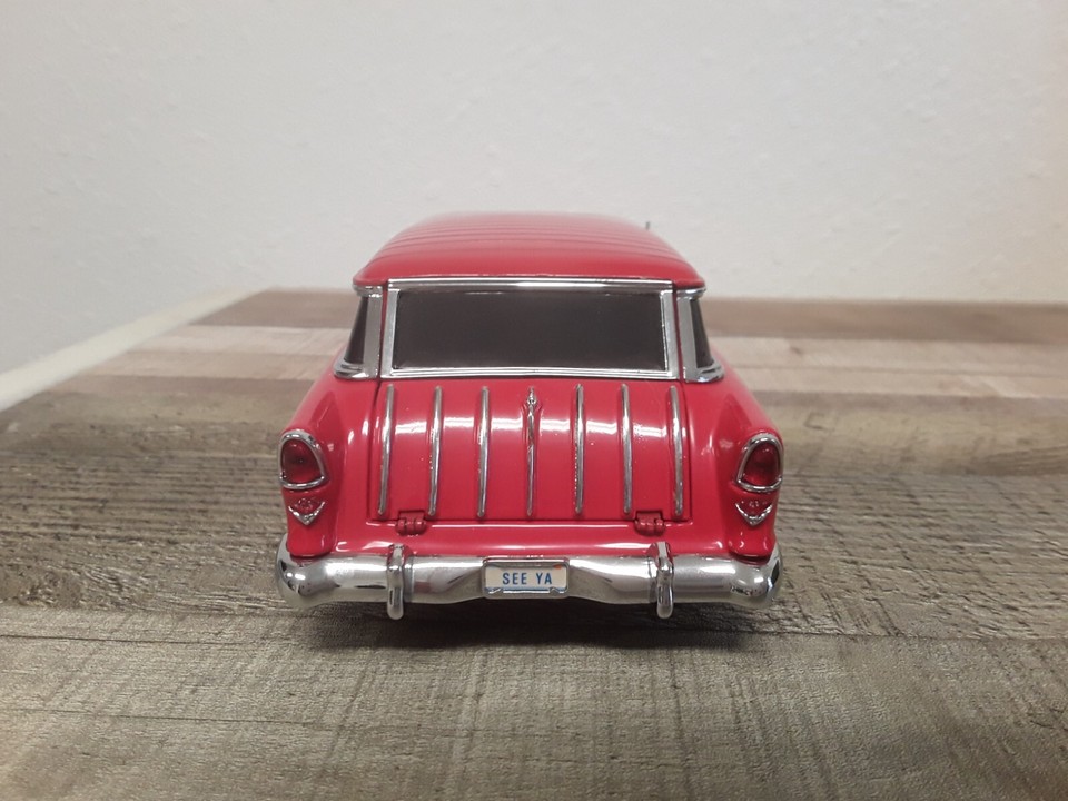 Danbury Mint TORCH RED 1955 CHEVY Chevrolet NOMAD STREET MACHINE 1/24 ...