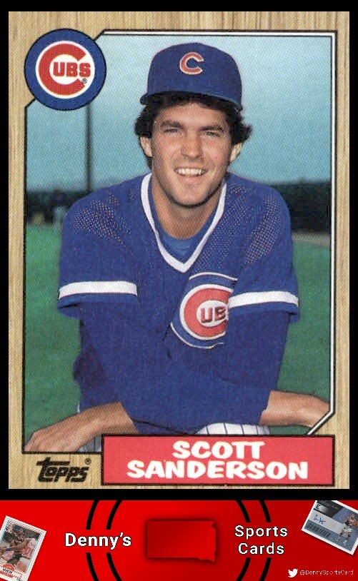 1987 Topps #534 Scott Sanderson Chicago Cubs Baseball Card | eBay