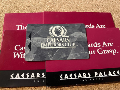 LOT of 5 Caesars Emperors Club Cards New Free Ship | eBay
