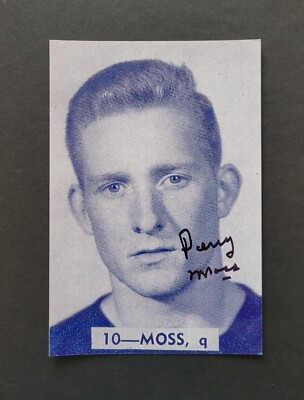 Perry Moss signed Illinois Fighting Illini 4 x 6 college football photo ...