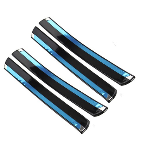 4×Car Bumper PVC Crash Anti-rub Strip Soft Protections Sticker Guard ...