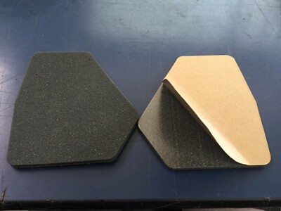 Universal adhesive backed foam pads 1/4" X 5 X 5 (2) Cut to desired ...
