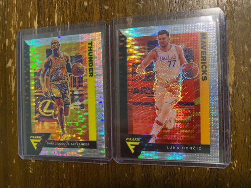 2020-21 Panini Flux Luka Doncic Silver Pulsar Card Shai Gilgeous ...