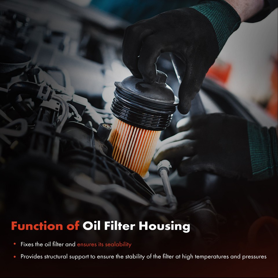 Oil Filter Housing for Audi A4 A5 A6 A7 A8 Q5 Q7 VW Touareg Phaeton ...