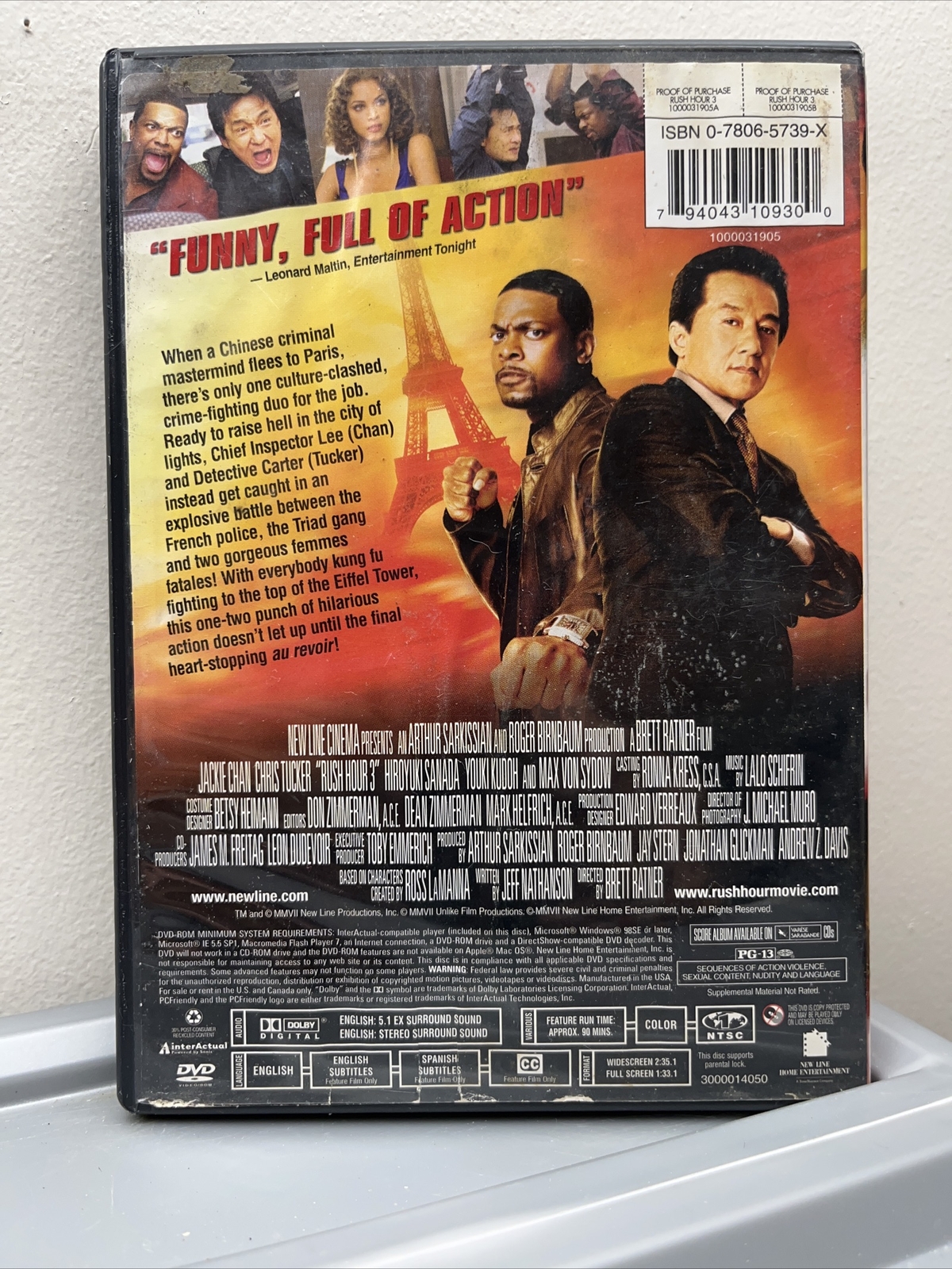 Rush Hour 3 (DVD, 2007, O-Sleeve) 794043109300 | eBay