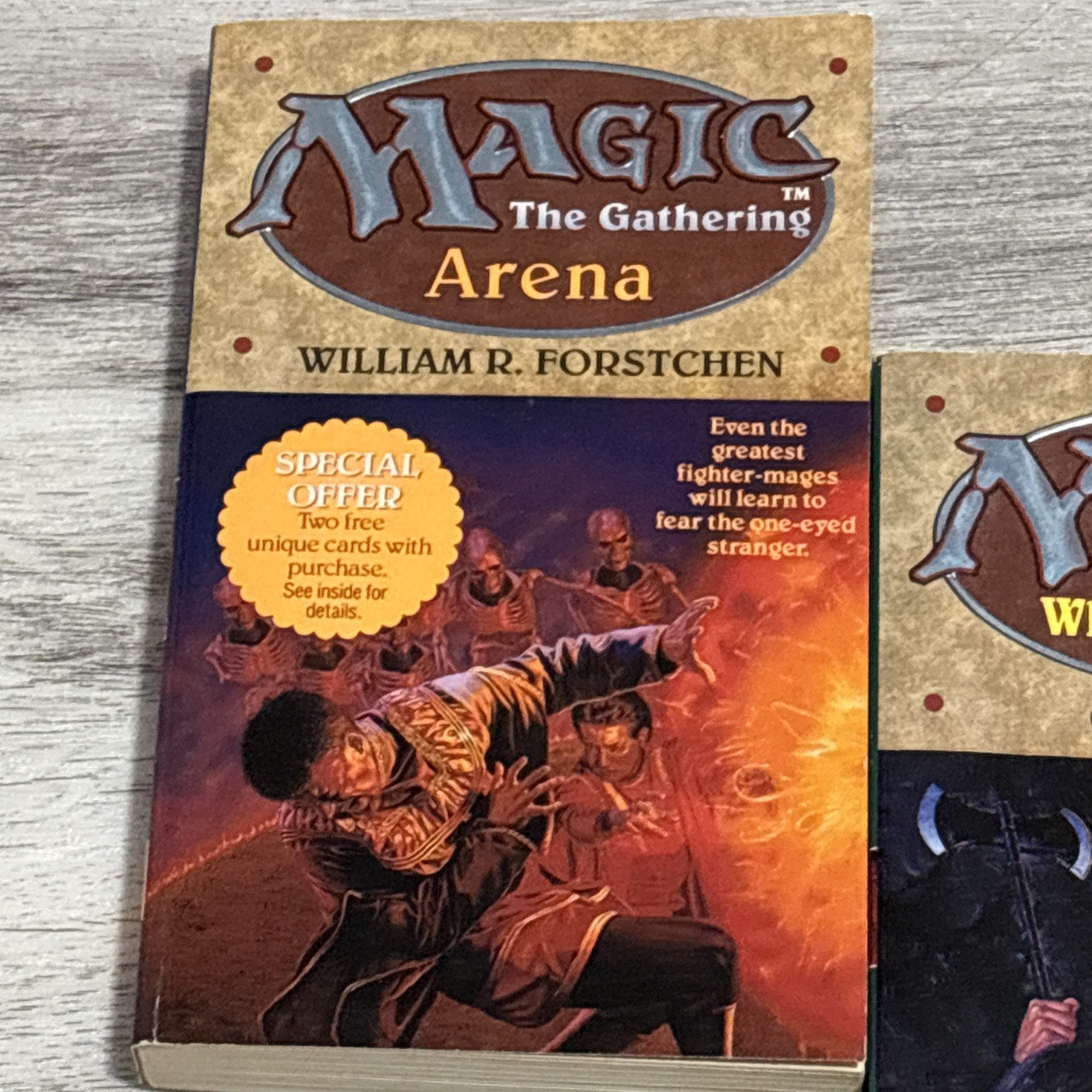 Magic the Gathering Book Lot of 2 First Ed Paperback Vtg Arena ...