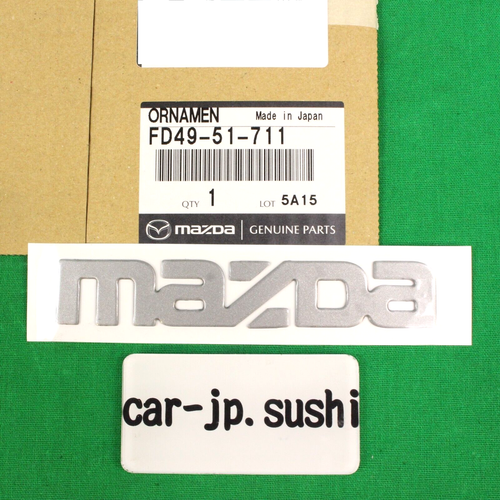 MAZDA GENUINE RX-7 RX7 FD3S FC3S FC3C REAR EMBLEM BADGE ORNAMENT FD49 ...