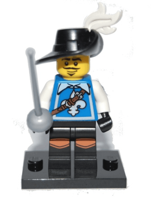 LEGO Minifigure Musketeer Minifigures Series 4 col04-3 Lego Musketeer ...