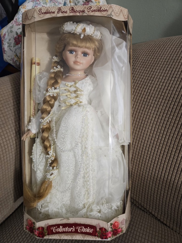 Collectors Choice 17"Genuine Fine Bisque Porcelain Doll Limited Edition ...