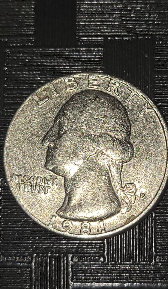 Quarter Dollar 1981 with several errors | eBay