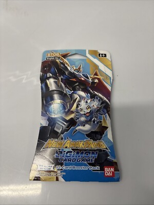 Digimon Card Game New Awakening 12 Card Booster Pack - Factory Sealed ...