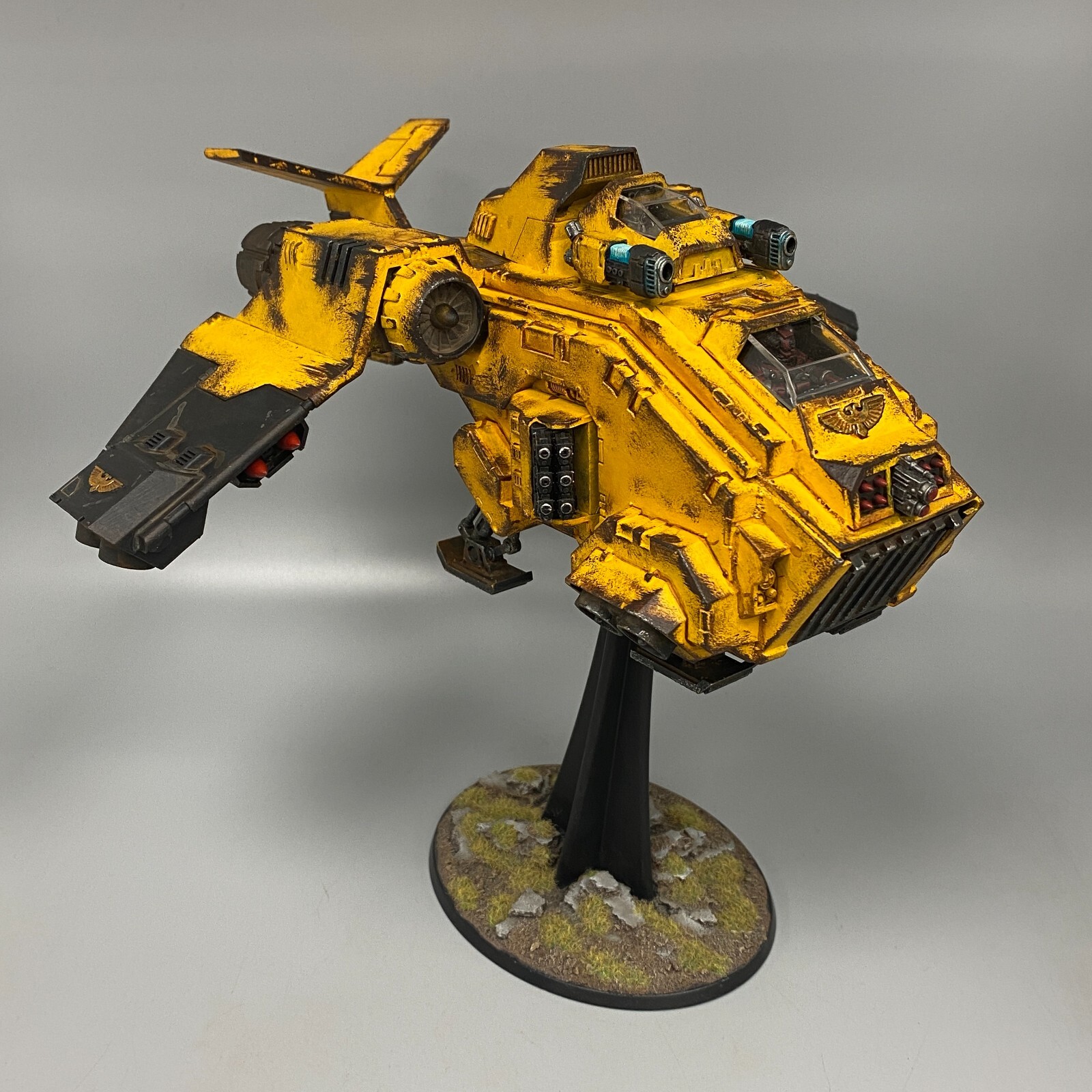STORMRAVEN GUNSHIP IMPERIAL FISTS SPACE MARINES WARHAMMER 40,000 40K ...