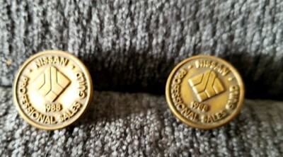 Lot of 2 Vintage Nissan Professional Sales Guild Lapel Pins 1988 Tack ...