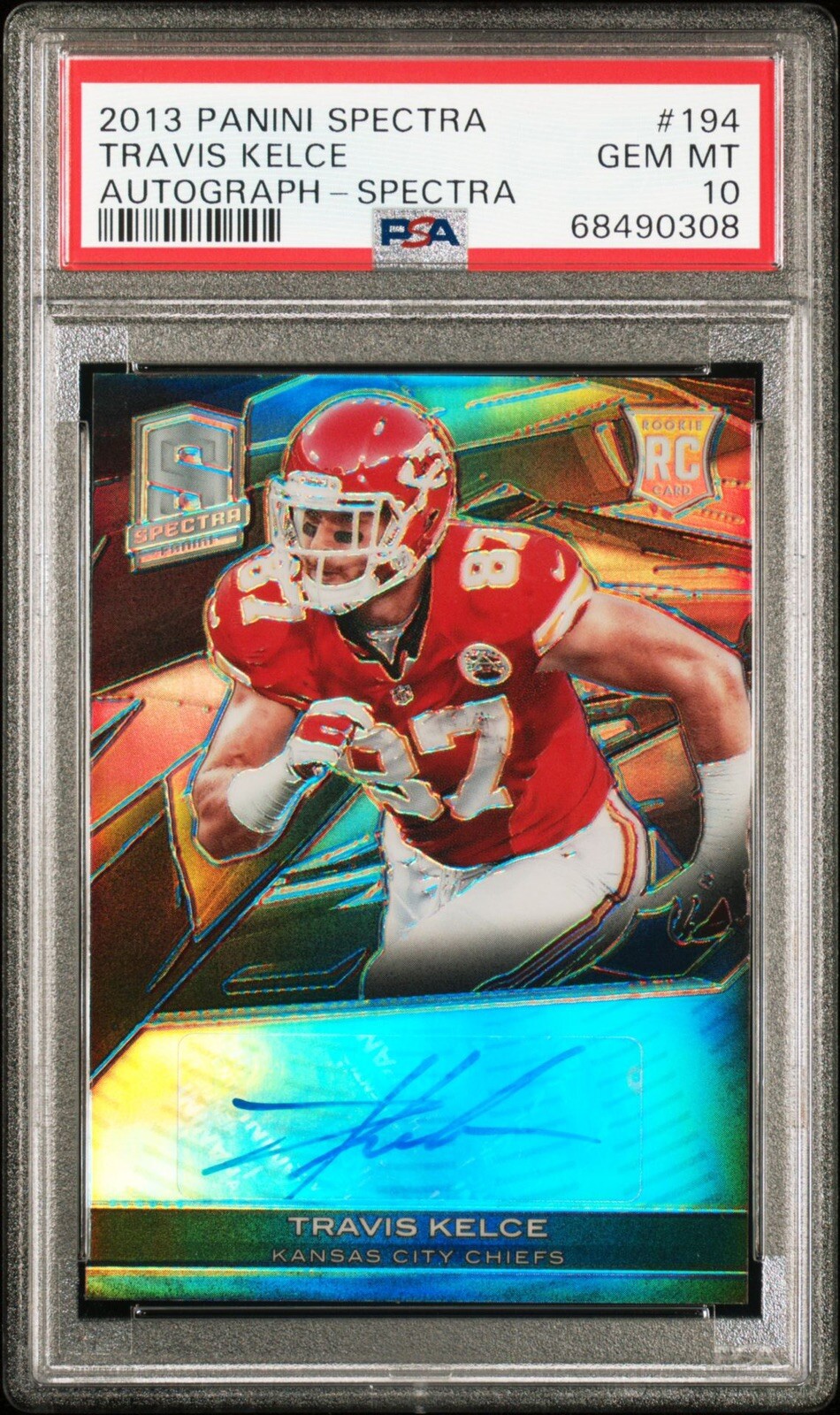 Travis Kelce Autographed Memorabilia | Signed Photo, Jersey ...