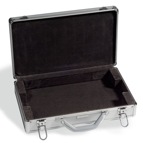 Aluminum Coin Suitcase Safe Travel Lockable Silver Storage Case + 6 ...