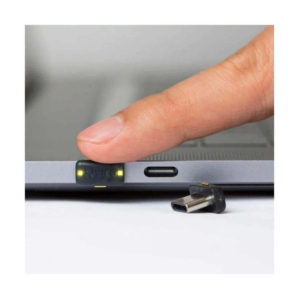 Yubico - YubiKey 5C Nano - Two Factor Authentication USB Security Key ...