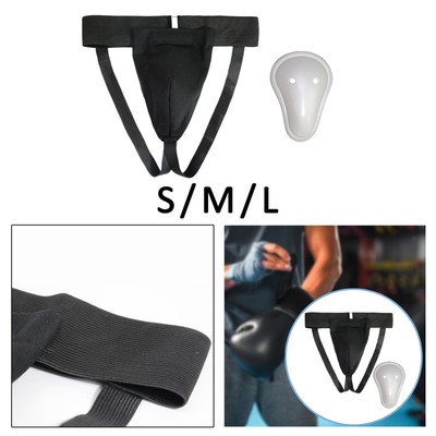 Mens Taekwondo Groin Protector Cup Pocket Crotch Protector Groin ...