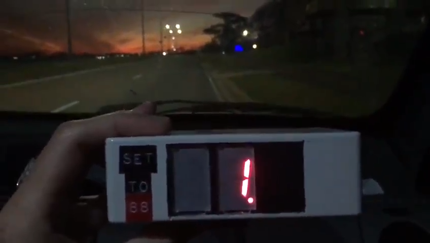 Back to the Future BTTF GPS Speedometer w/Stanley disp replicas and ...