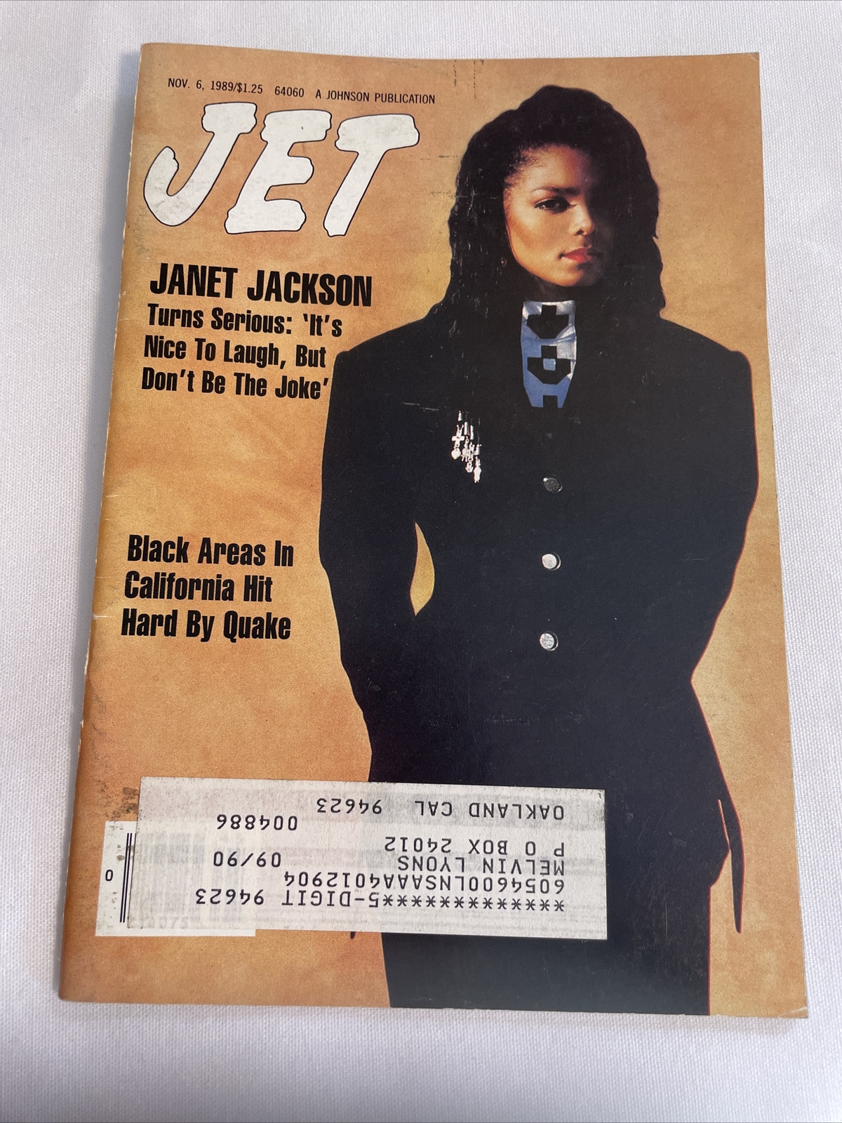 1989 November 6 JET Magazine, Janet Jackson Turns Serious (MH38) 2 | eBay