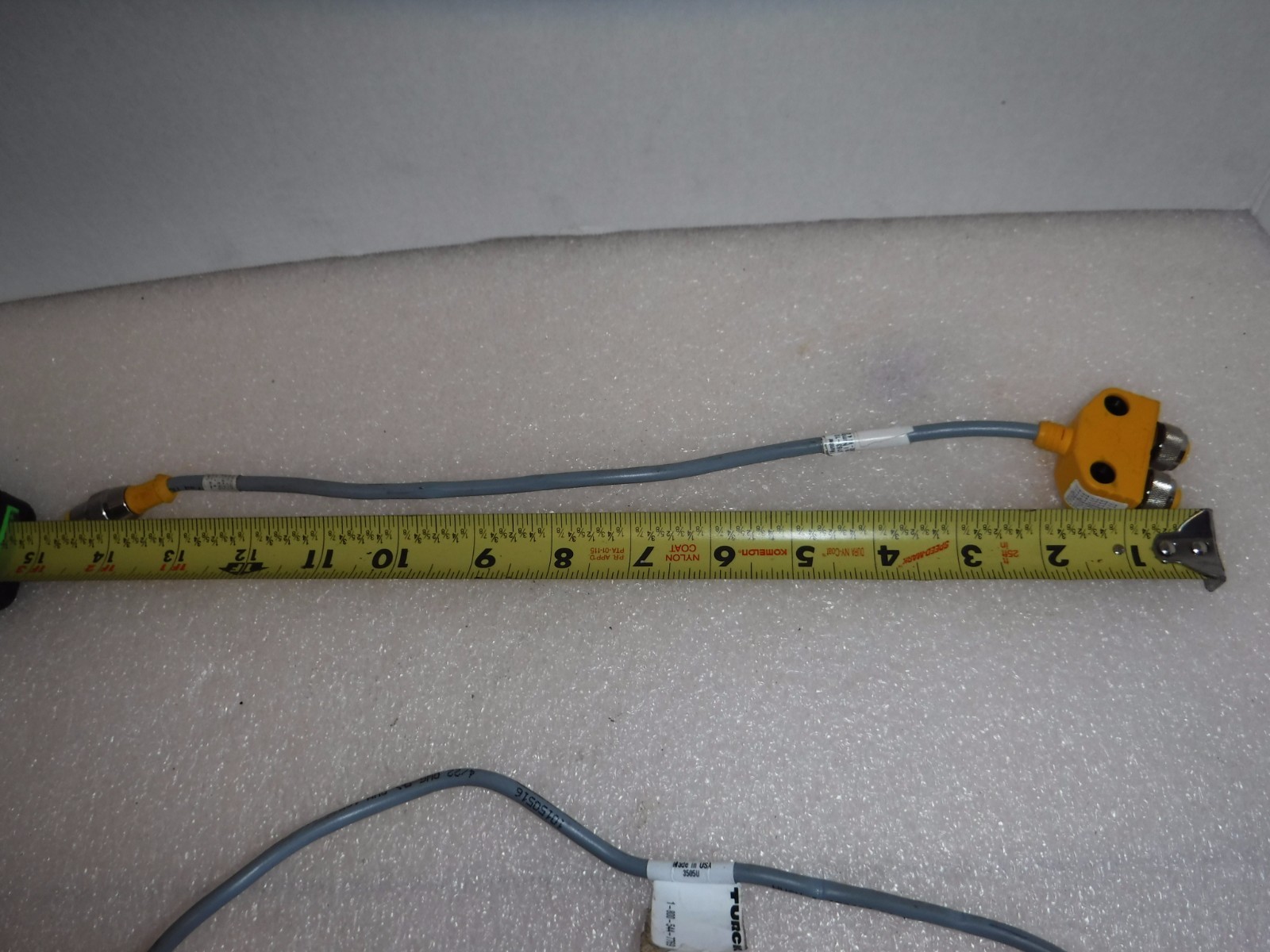 TURCK U0163-10 eurofast 2-BRANCH SPLITTER CORDSET VB2-RS 4.4T-0.3/2FKM ...