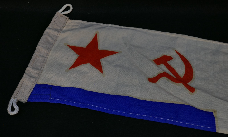 Cold War USSR Soviet Navy Broad Pennant of Task Force Commanders, (1964 ...
