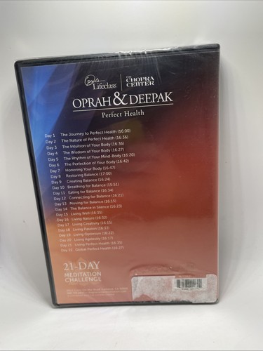 OPRAH & DEEPAK 21 Day Meditation Challenge Perfect Health 2013 Sealed ...