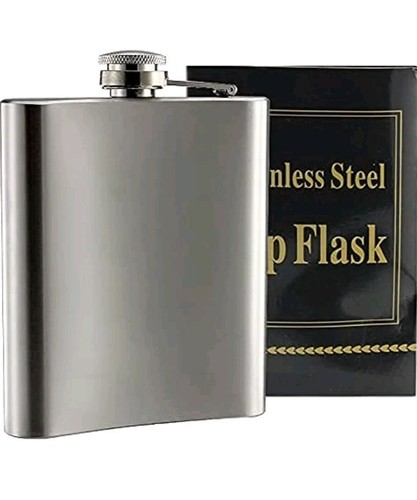 Whiskey Hip Flask Black Stainless Steel 10 Oz (300 ML) Pocket Flask | eBay