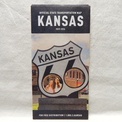 Kansas Official State Transportation Map 2025 - 2026 | eBay