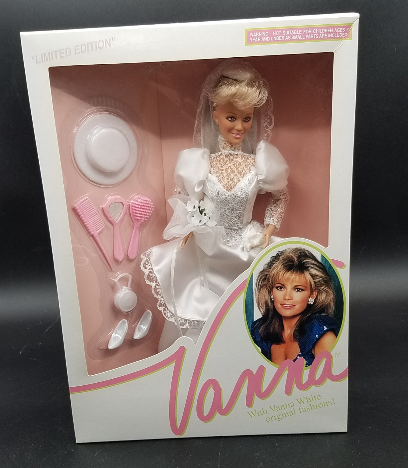 Vanna White Bride Doll 1991 HSC New in Box Wheel Of Fortune | eBay