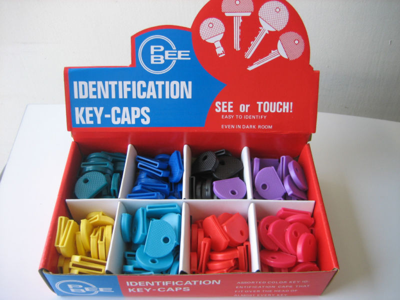 Lof of 200 Identification Key-Caps /Key ID Caps Covers | eBay