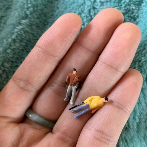 50x People Miniature Little Mini Human Model Figurine Micro Landscape ...
