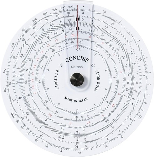 CONCISE Circular slide rule No.300 Made in Japan NEW | eBay