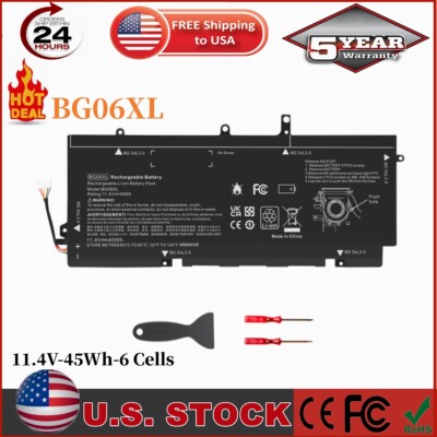 BG06XL Battery For HP EliteBook Folio 1040 G3 Series HSTNN-IB6Z 804175 ...