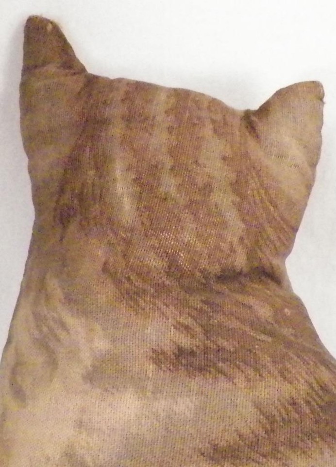 Tabby Cat Cloth Toy Doll Stuffed Arnold Print Works 1892 Antique Large ...