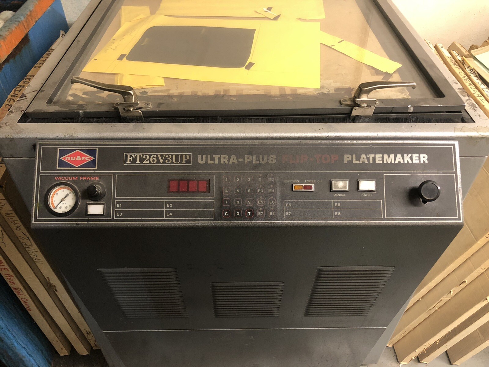 Vintage nuArc FT26V3UP Ultra-Plus Flip Top Platemaker | eBay