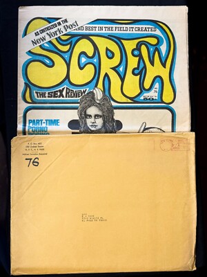Screw Newspaper No.76 (1969) – Original Mailer + Underground Comix Al ...